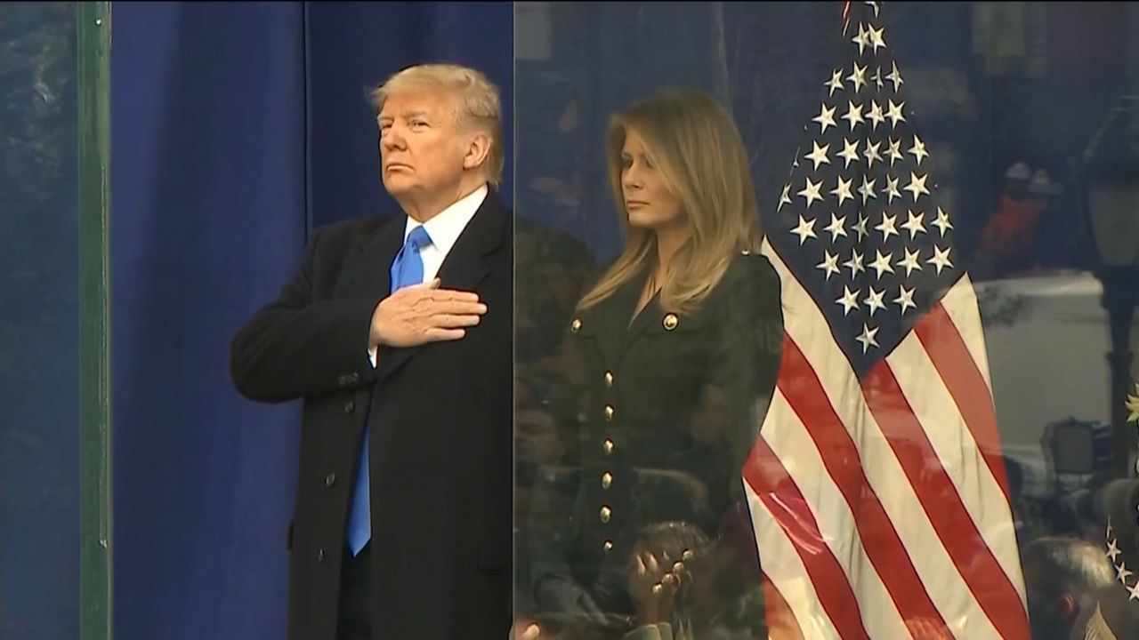 President Trump Keeps it Non-Political in Veterans Day Parade