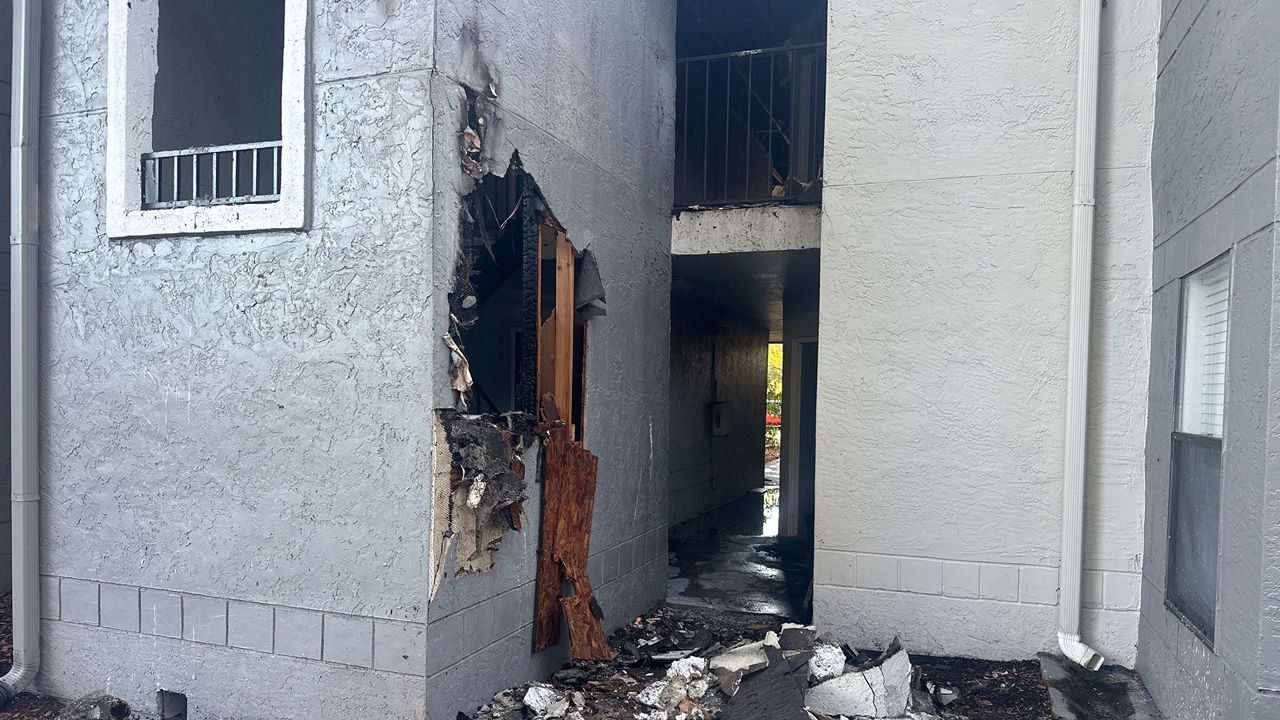 Nearly 2 dozen displaced after apartment fire