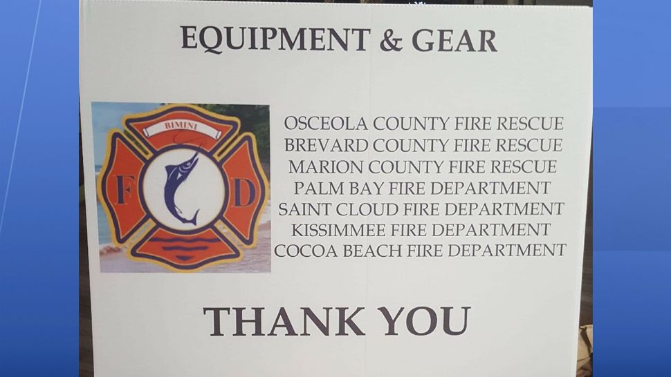 Brevard Fire Crews Donate Fire Truck to Small Bahamian Town