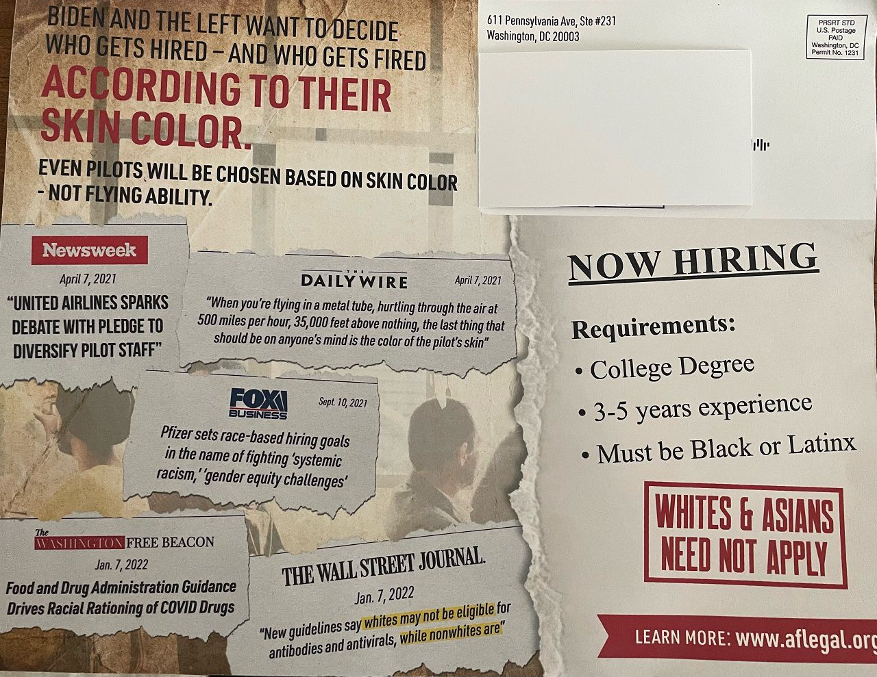 Misleading mailers sent to Asian Americans