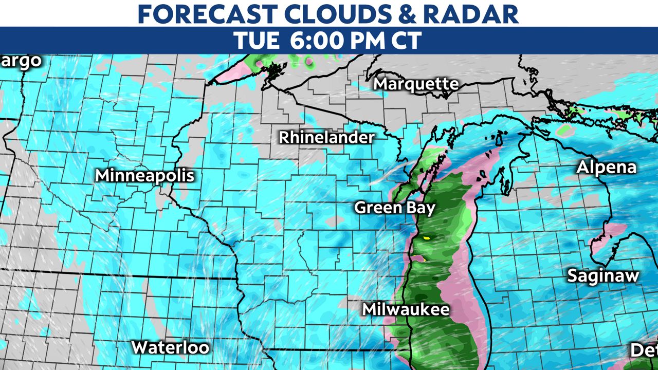 Light snow will spread across most of the state today