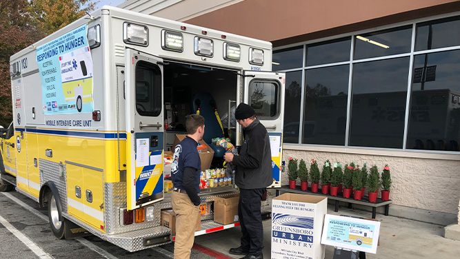 “Stuff The Ambulance” Food Drive