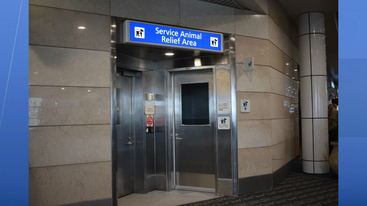 Orlando International Airport Opens New Pet Relief Stations