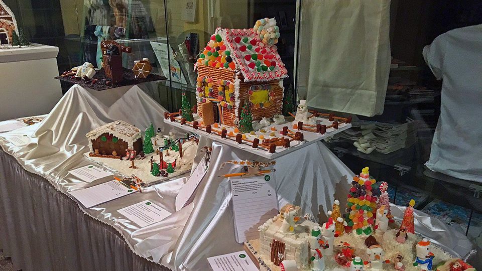 Art You Can Eat: Gingerbread House Display is Back