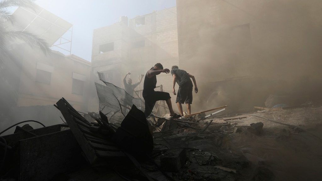 Grieving Palestinians in Gaza ask why