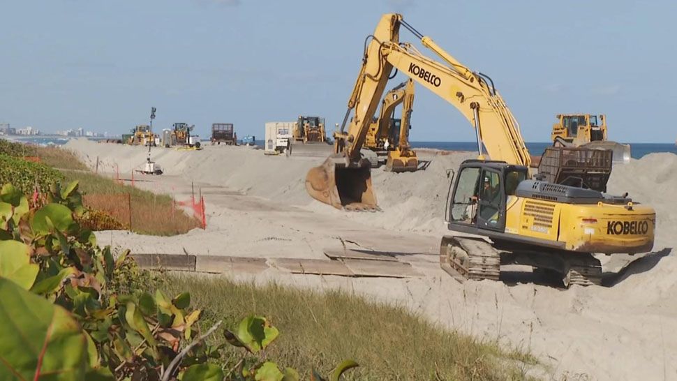 Beach Dredging Begins in Brevard County
