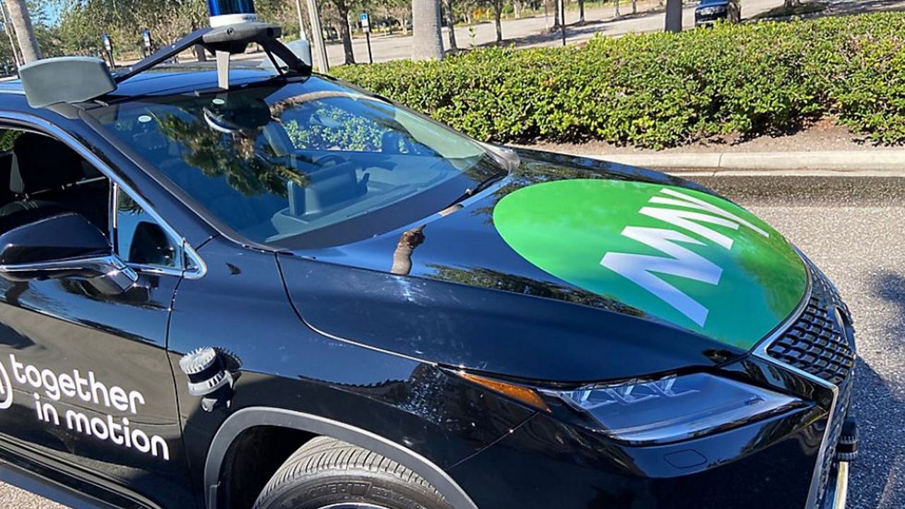 Companies show tech to help self-driving cars avoid crashes