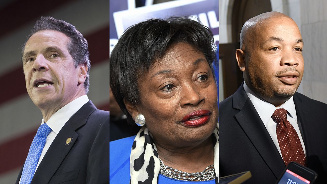 Andrew Cuomo Carl Heastie Andrea Stewart Cousins the Power Players in ...