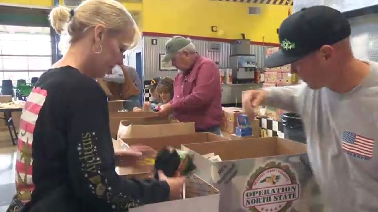 Christmas boxes for deployed troops