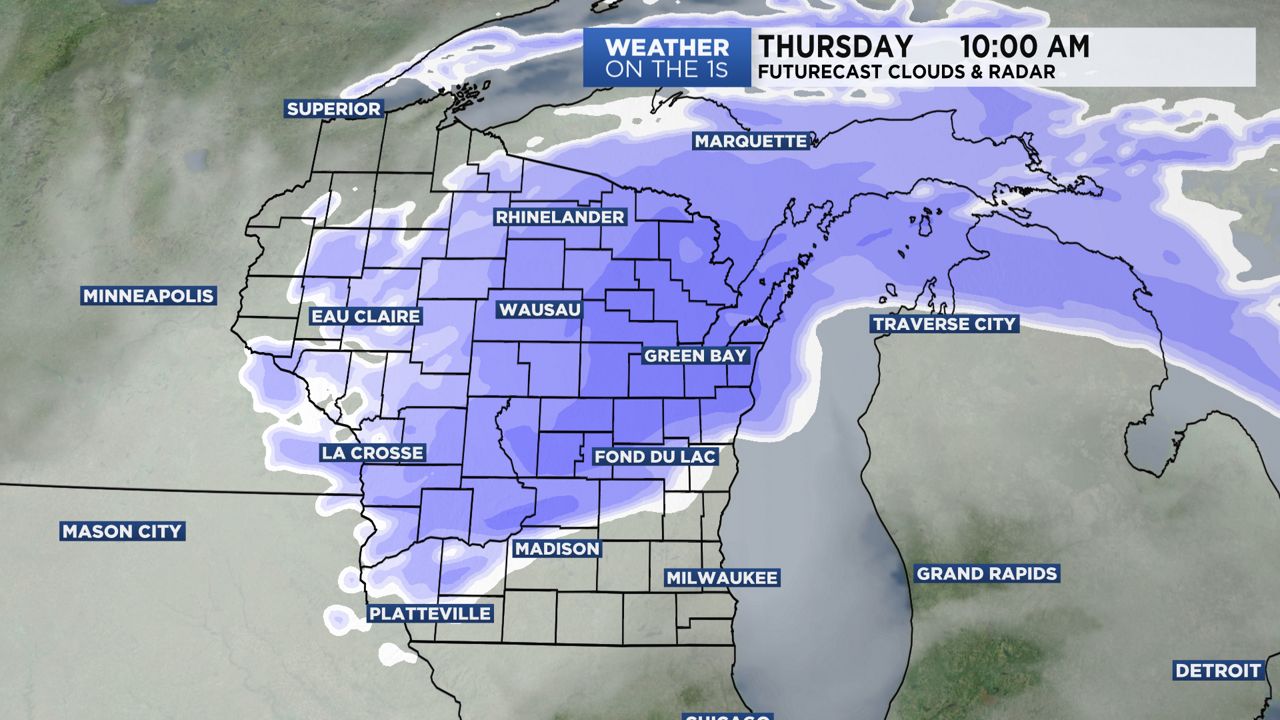Wisconsin Wednesday Night Forecast