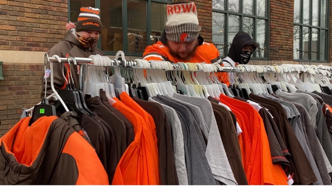 Fans Excited Cheer on the Browns From Inside the Stadium