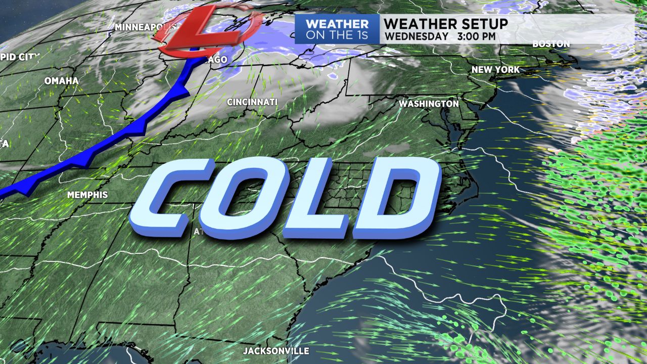 Cold Wednesday grips area