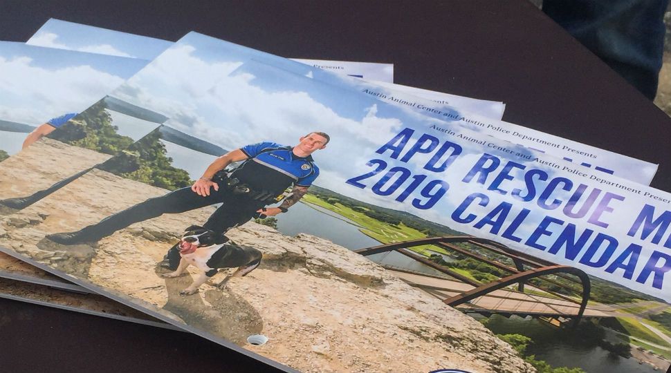 Austin Animal Center Partners with Austin Police Calendar