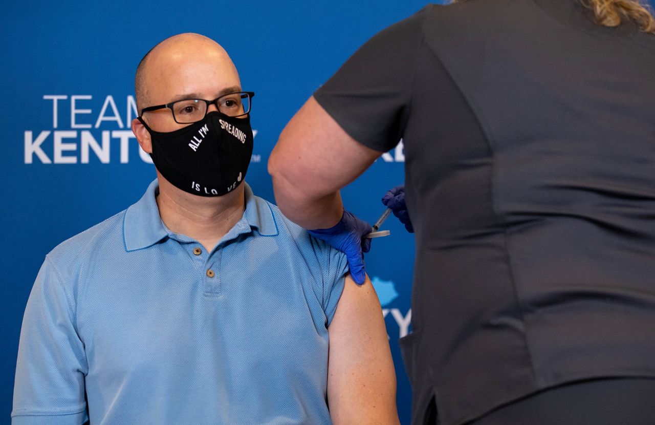 Beshear, Others Receive COVID-19 Vaccine