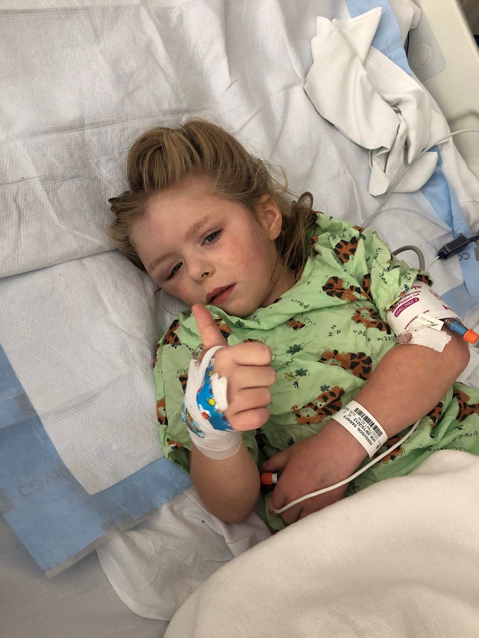 Little Girl Ends Up In KCH After Falling