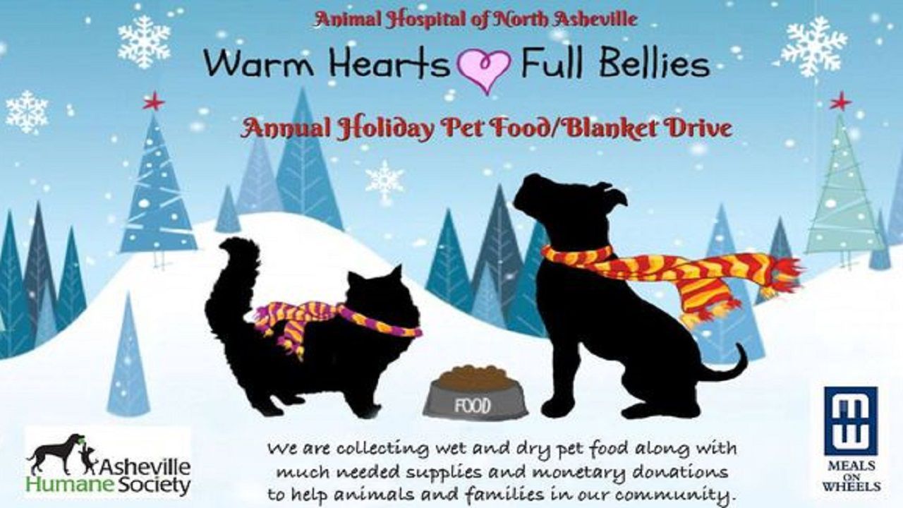 Asheville Animal Hospital Hosts Holiday Pet Food and Supply Drive