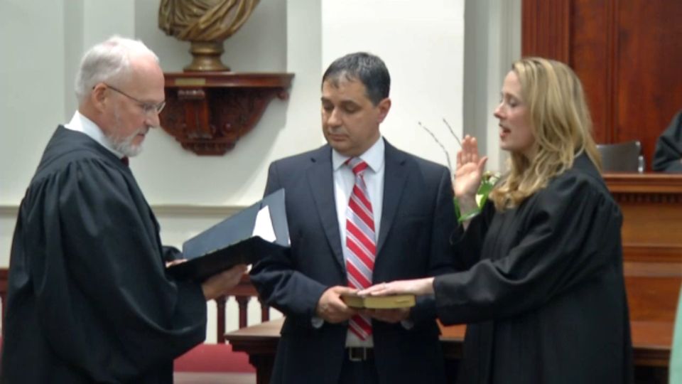 Youngest and First Female Livingston Co. Judge Sworn-In