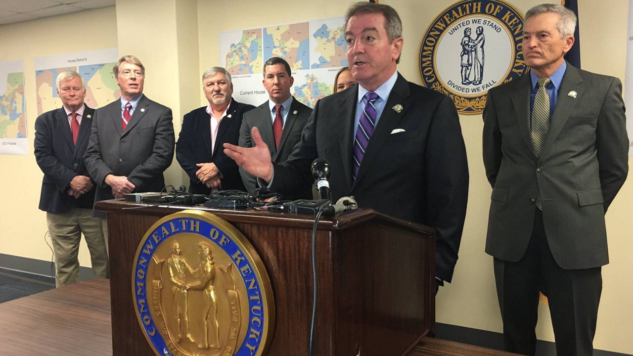 Kentucky House leaders unveil redistricting plan