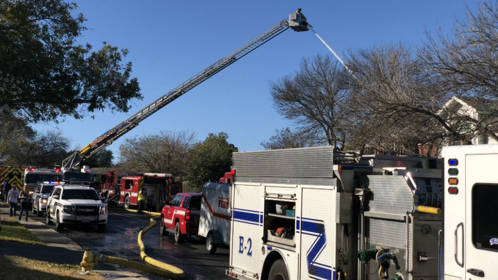Converse Fire Destroys Home