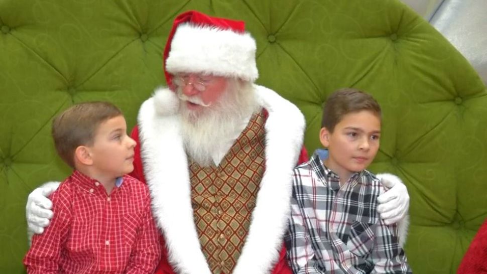 Kids with special needs meet sensory-friendly Santa