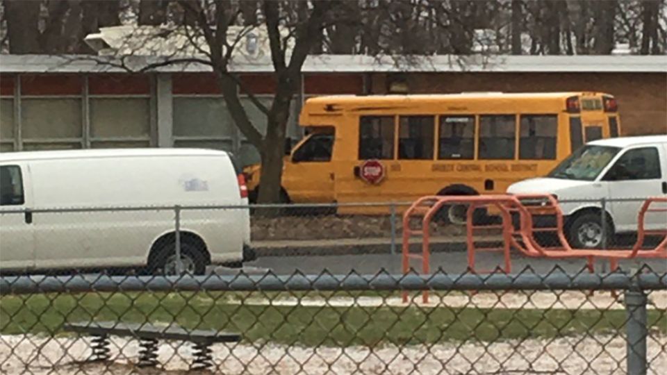 School Bus Crashes Into Greece Classroom