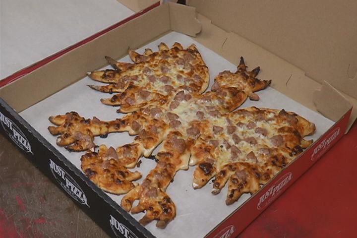 Just Pizza Makes Pizza in the Shape of Polish Falcon