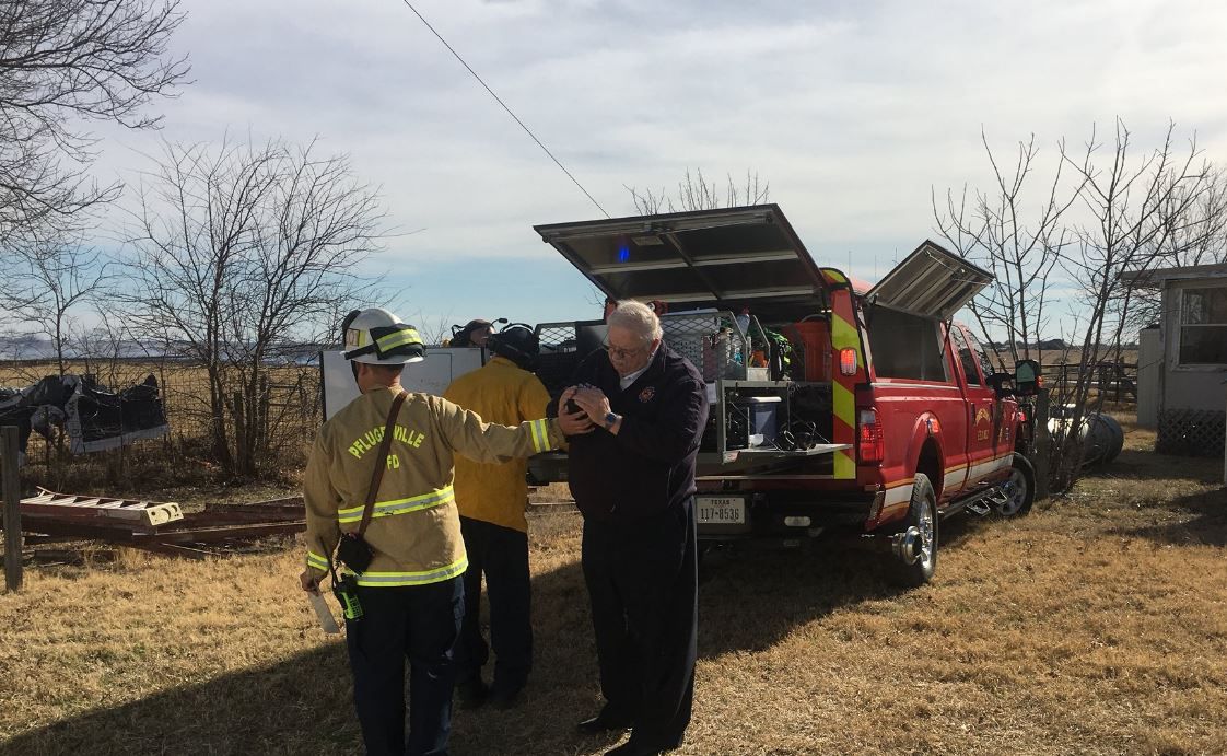 Brush fire in NE Travis County contained