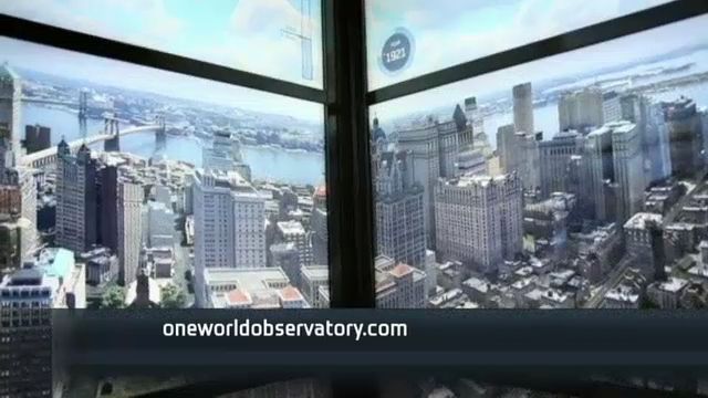 Visitors to Top of 1WTC Will See Virtual Time-Lapse of Manhattan's Skyline