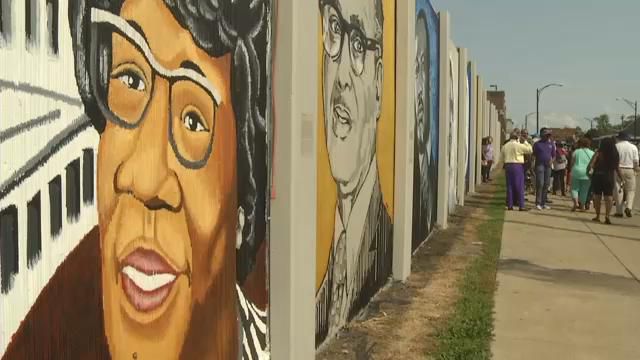 Buffalo's new 'Freedom Wall' unveiled
