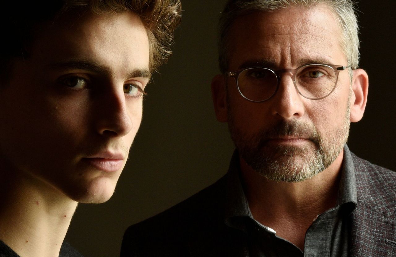 Carell and Chalamet on bonding in the film 'Beautiful Boy'