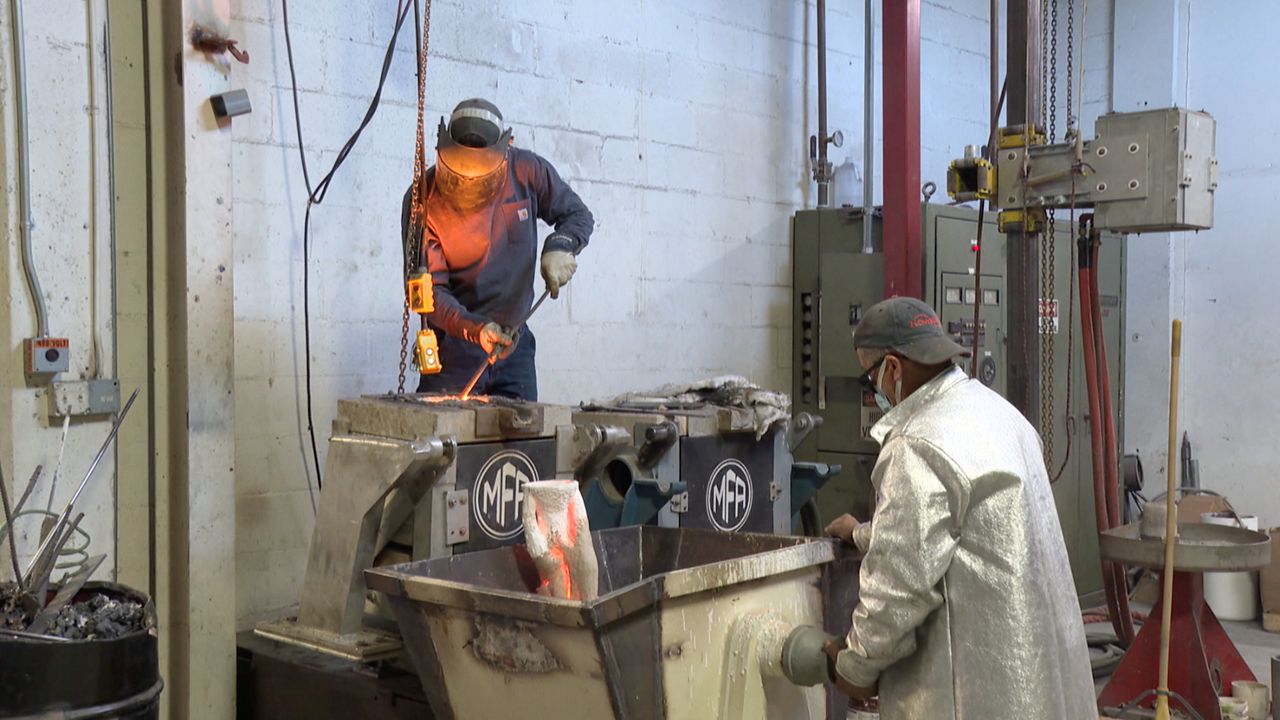 Surrendered weapons melted, turned into art