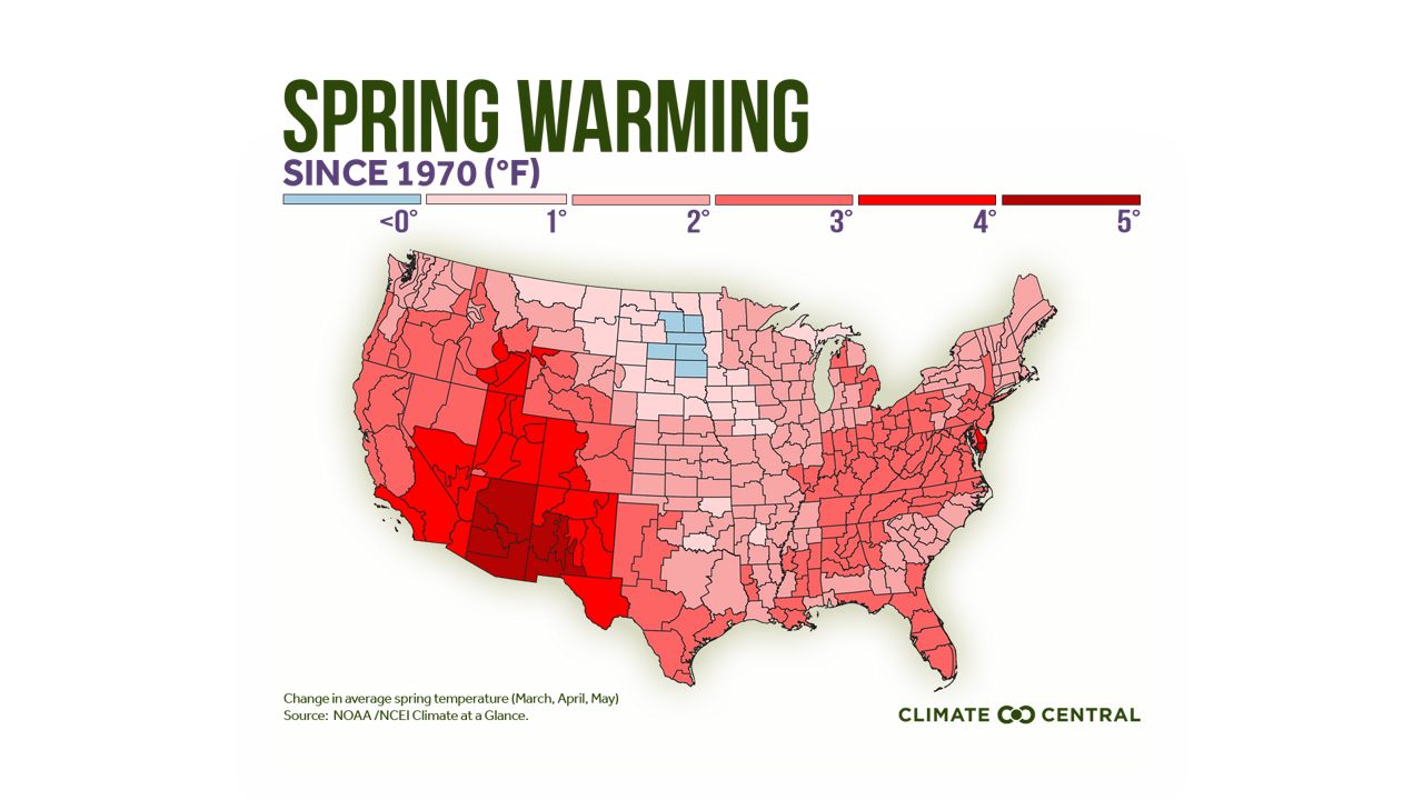 Warmer springs lead to longer allergy and mosquito seasons