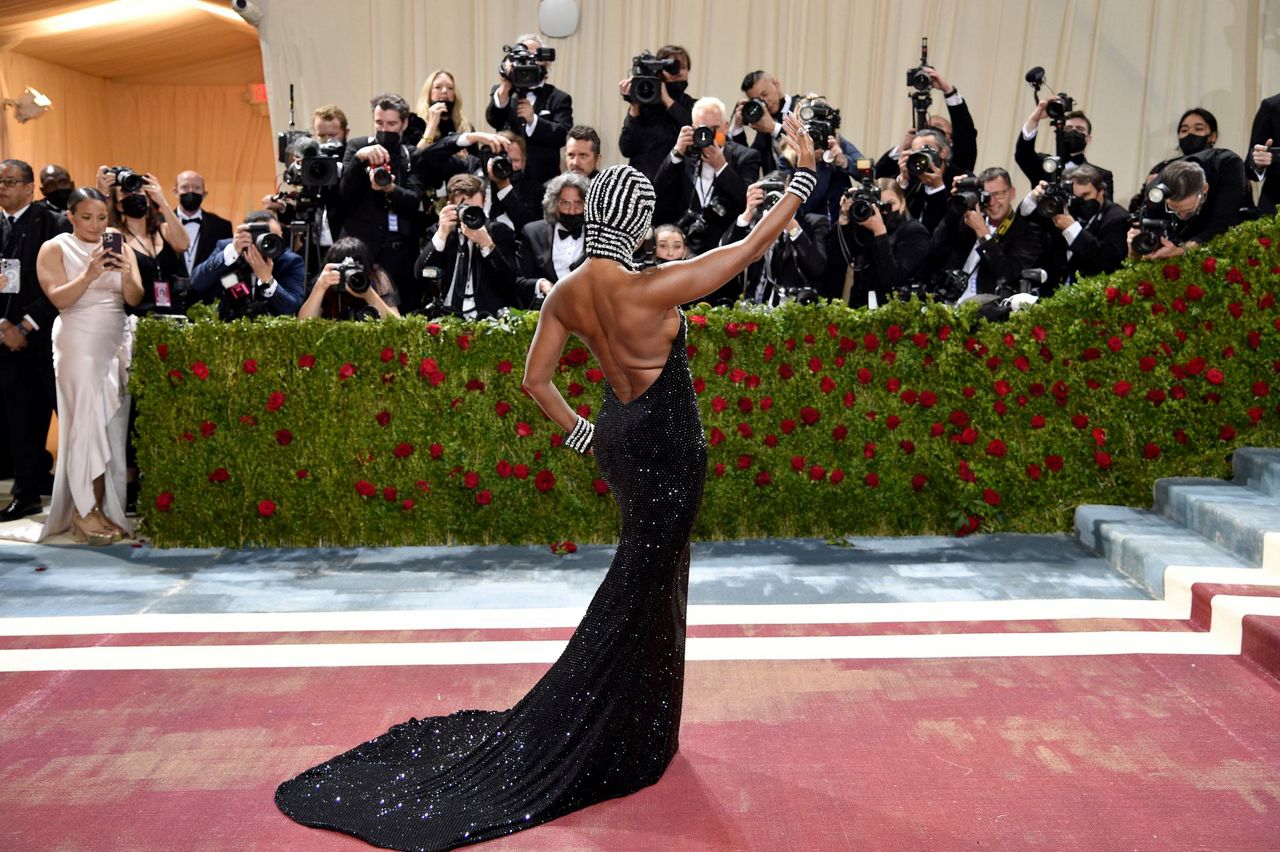 Janelle Monáe stuns in futuristic Met Gala look