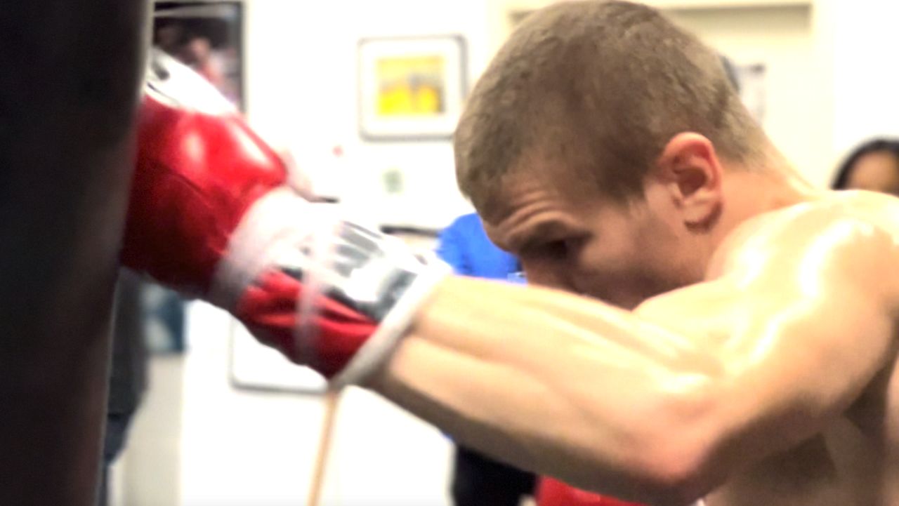 Ukrainian boxer's battle in the ring hit's home