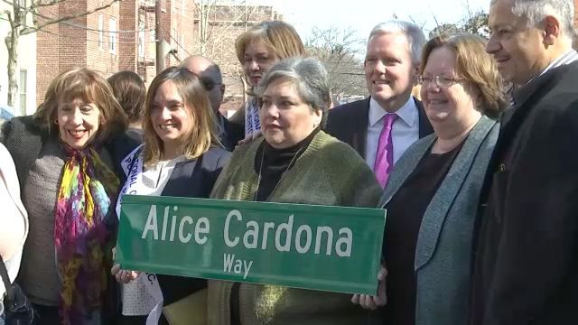 Woodside Street Renamed to Honor Latina Activist Alice Cardona
