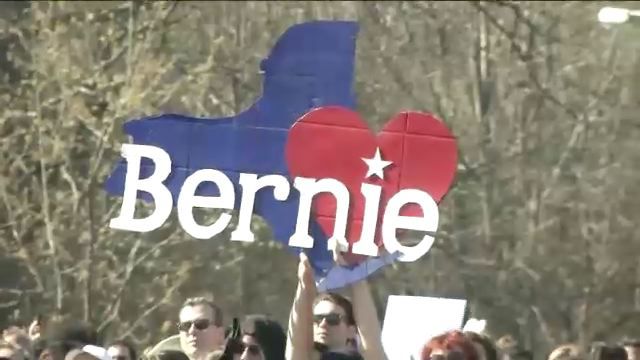 Sanders Rally Draws a Crowd of 20,000 to Prospect Park
