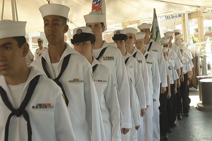 Sea Cadets Graduate from Boot Camp at Naval Park