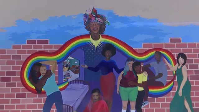 Mural unveiled at shelter for LGBTQ young adults in the Bronx