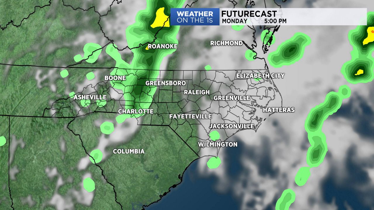 More clouds as we start the new week