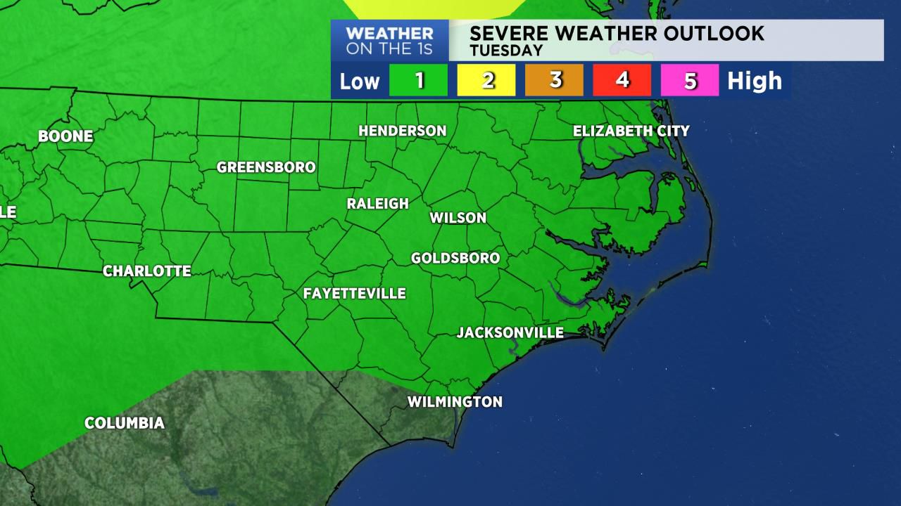 More storms in the Tuesday forecast