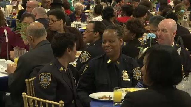 Community, Police in North Bronx Precinct Join Together for Breakfast