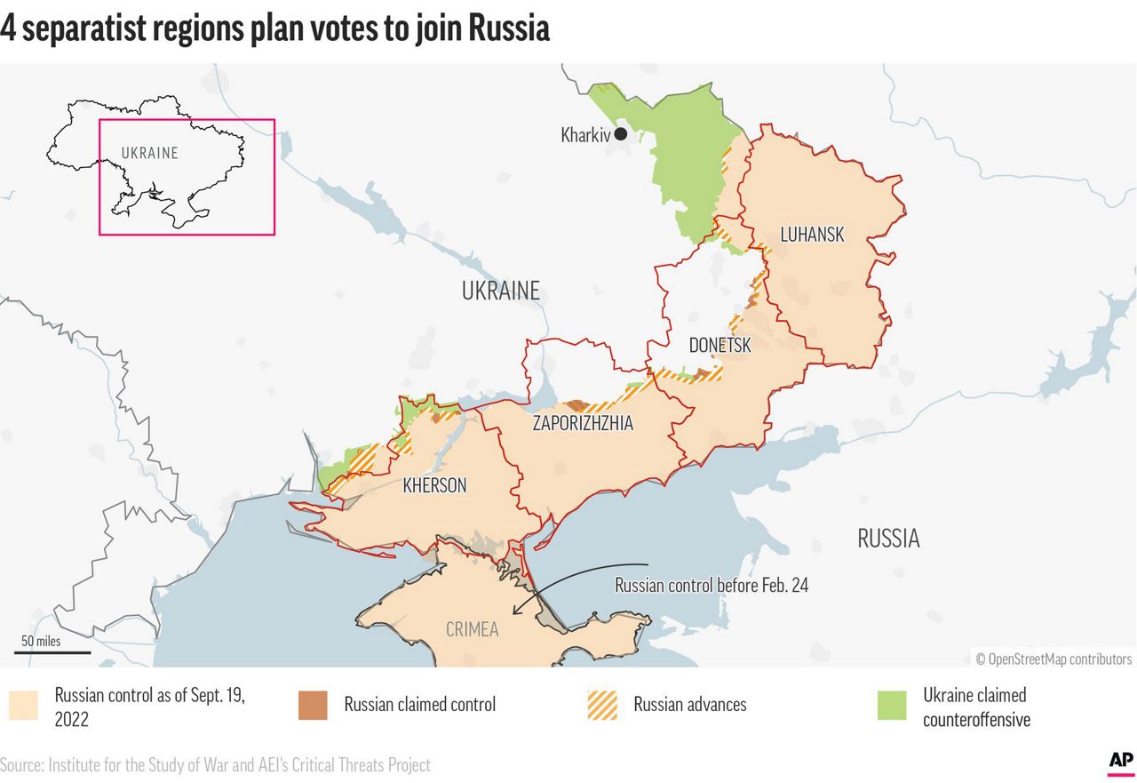 Ukraine, using captured Russian tanks, firms up its lines