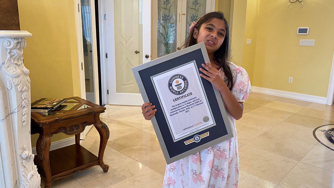 11-year-old with Autism earns Guinness World Record for mental math skills