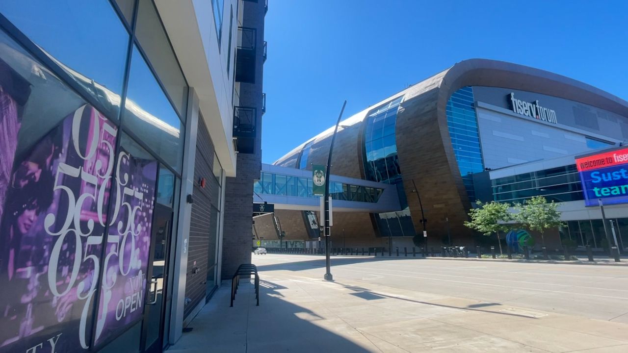 Residents in the security perimeter prepare for RNC traffic