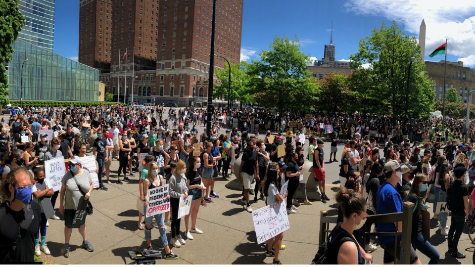 Hundreds Join Peaceful Protest in Buffalo