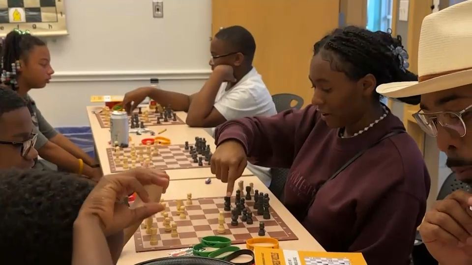 Teacher gets students excited about learning via chess