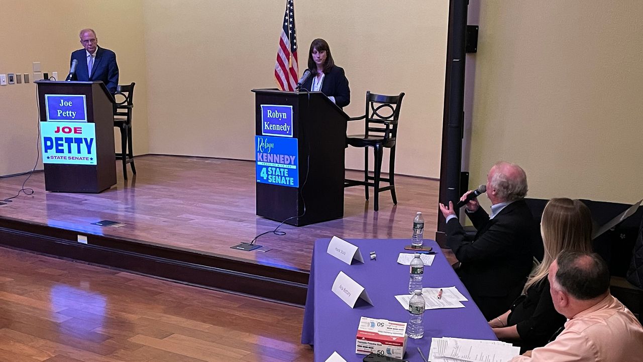 Robyn Kennedy, Joe Petty answer questions at candidate forum
