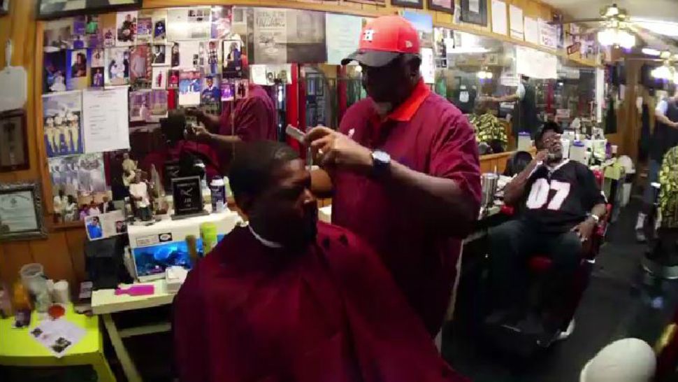 Houston barber shop open for business year after Harvey