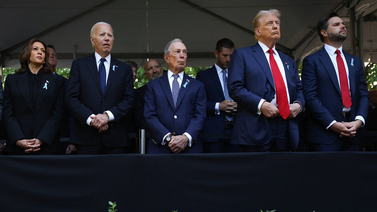 9/11 anniversary brings Biden, Harris and Trump together