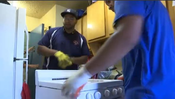 Hundreds of city housing residents welcome kitchen upgrades